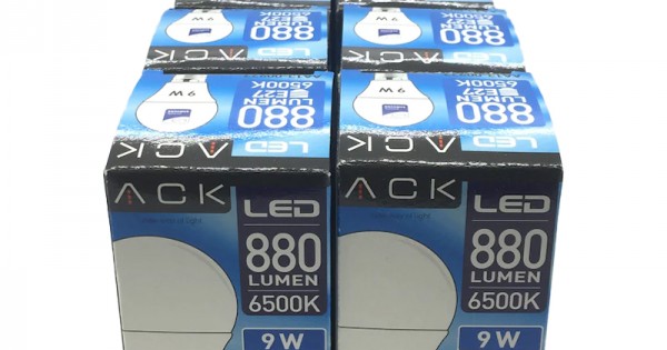 En Uygun Ack AA13-00923 9W Led Ampul 6500K Beyaz E27 A60- 10lu Paket