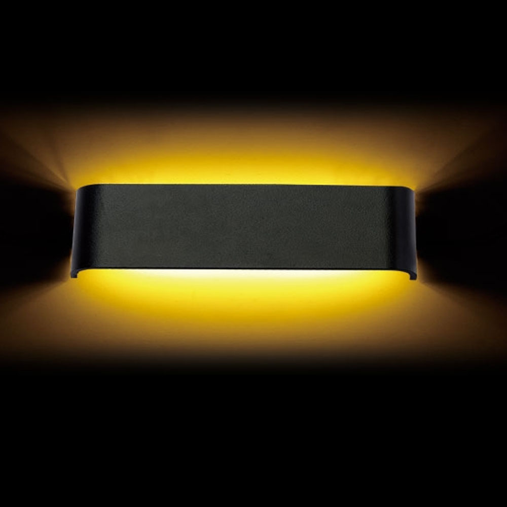 En Uygun ACK AH07-03301 12W Siyah Kasa Avva Led Duvar Armatürü 3000K ...