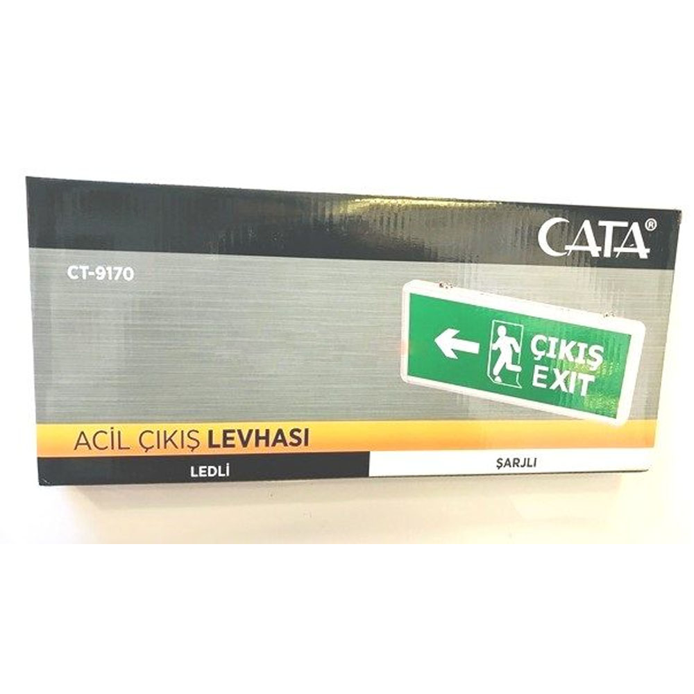 En Uygun Cata 9170 Exıt Çıkış Armatürü Koşan Adam Sağ/Sol Yönlü Levha