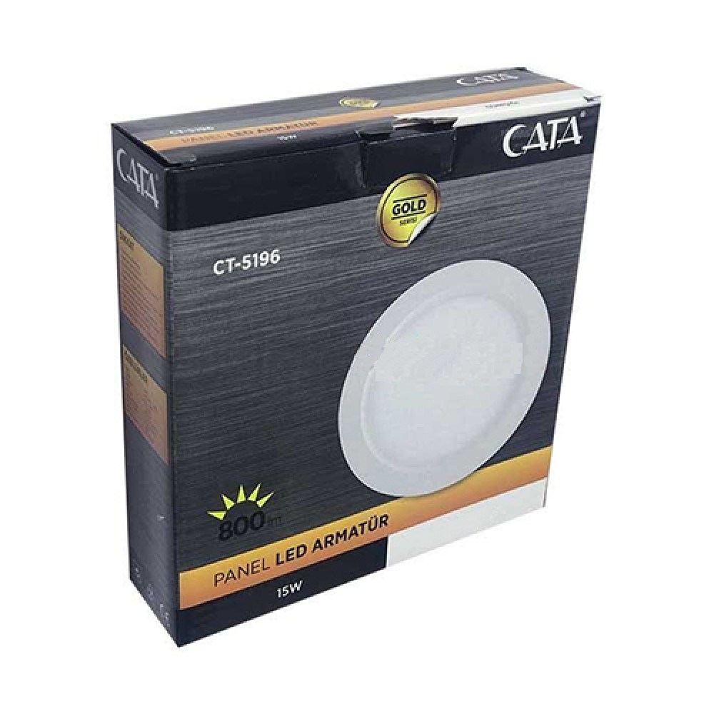 En Uygun Cata 15 Watt Panel Led Armatür Sıva Altı Yuvarlak CT 5196 ...