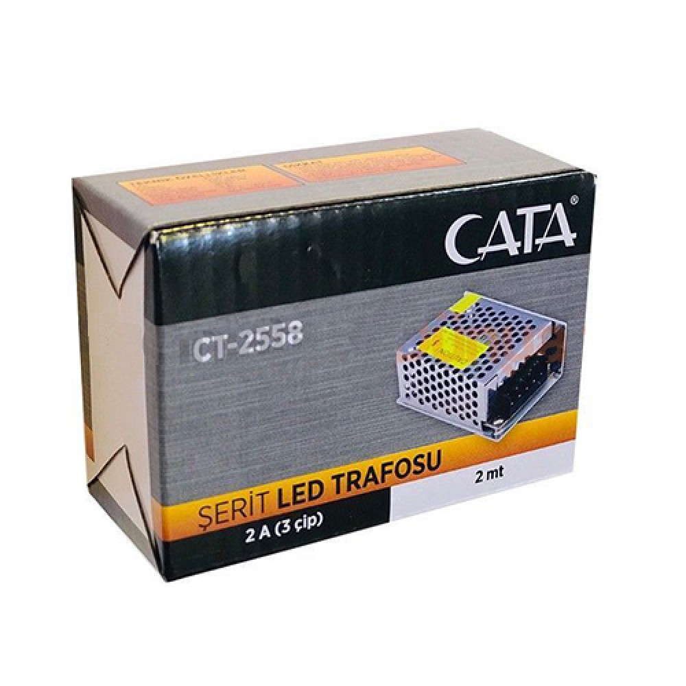 En Uygun Cata 2 Amper Şerit Led Trafosu 25w CT-2558