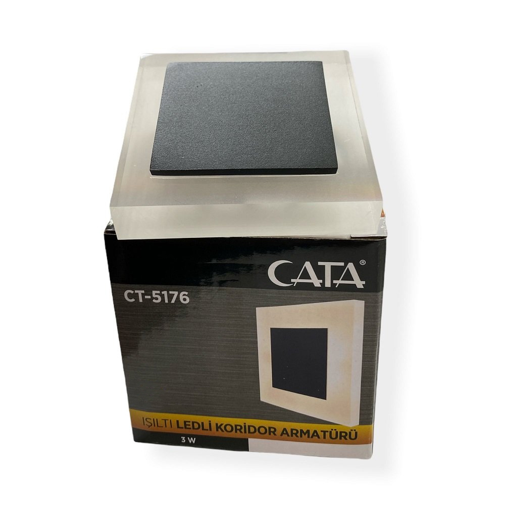 En Uygun Cata CT-5176 3W Koridor Led Armatür 6400K Cam Beyaz