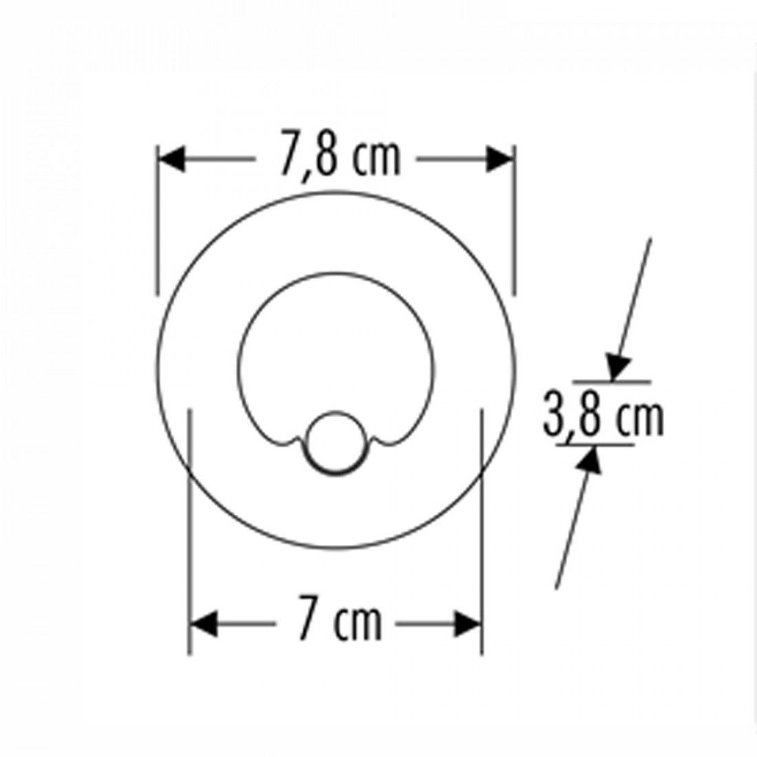 Cata 1.5W Koridor Led Armatür Sensörlü 3200K Günışığı CT-5174G