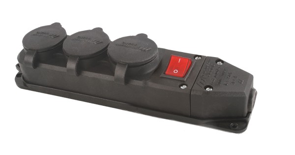 En Uygun Mutlusan MUT-29/3A 1x16A Monofaze 3 lü Anahtarlı Grup Priz 010 ...