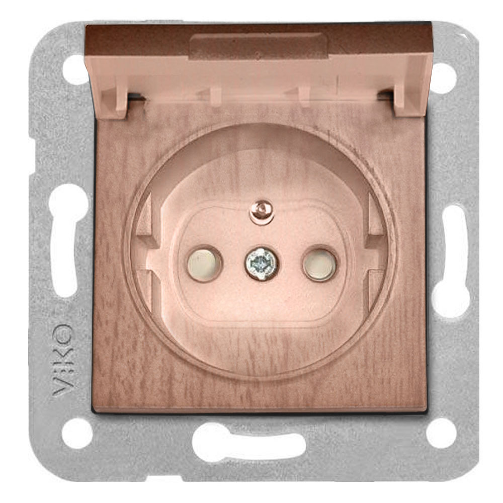 En Uygun Viko 92615012 Novella/Trenda Kiraz Kapaklı Topraklı Priz Kapak ...