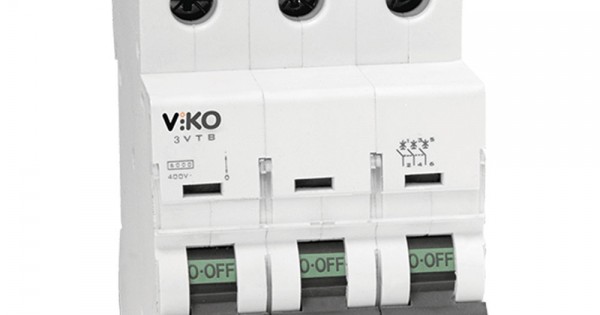 En Uygun Viko 3VTB-3C50 Trifaze 3X50A C Tipi Otomatik Sigorta 3KA